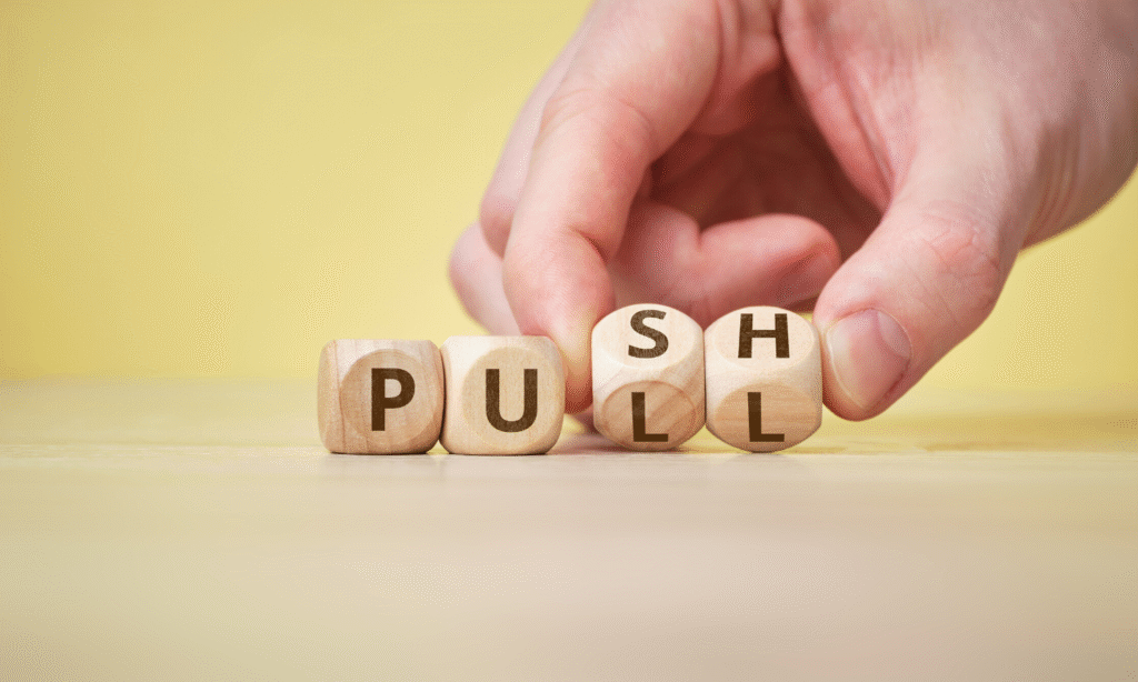 Are you a Push or Pull Leader? - Nancy Burger